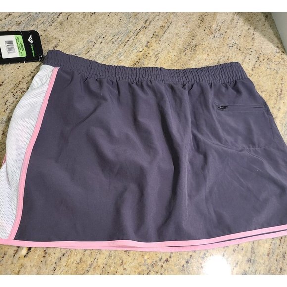 Pony | Shorts | Pony Womens Size L Skort Golf Tennis Grey Neon Pink ...